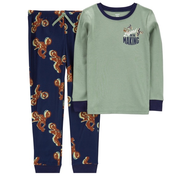 OshKosh B'gosh | Pajamas | Oshkosh Boys Motorcycle Dirt Bike Legend ...